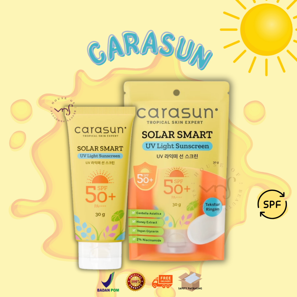 Jual Carasun Solar Smart UV Light Sunscreen SPF 50 PA++++ | Shopee Indonesia
