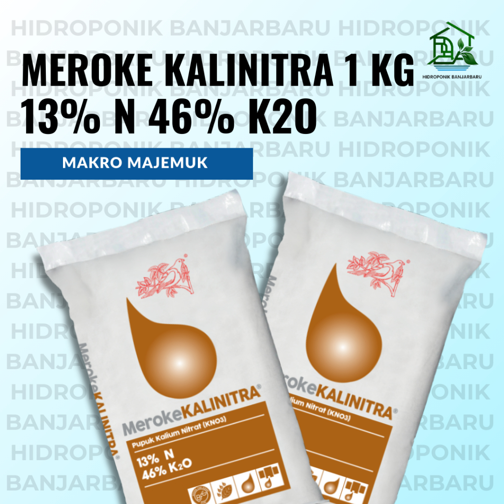 Jual PUPUK MAKRO MEROKE KALINITRA KALIUM NITRAT KNO3 1 KG | Shopee ...
