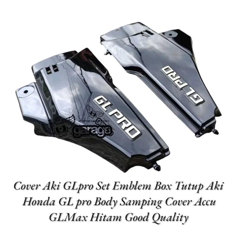 Jual Cover Aki GL Pro Set Emblem Box Tutup Aki Honda GL Pro Body ...