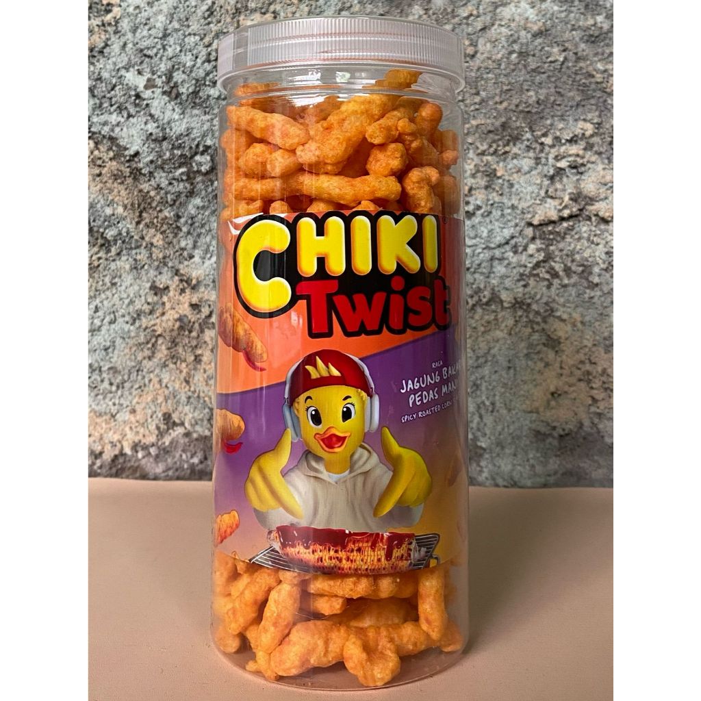 Jual SNACK CHIKI TWIST JAGUNG BAKAR PEDAS MANIS 1000ML REPACK TOPLES ...