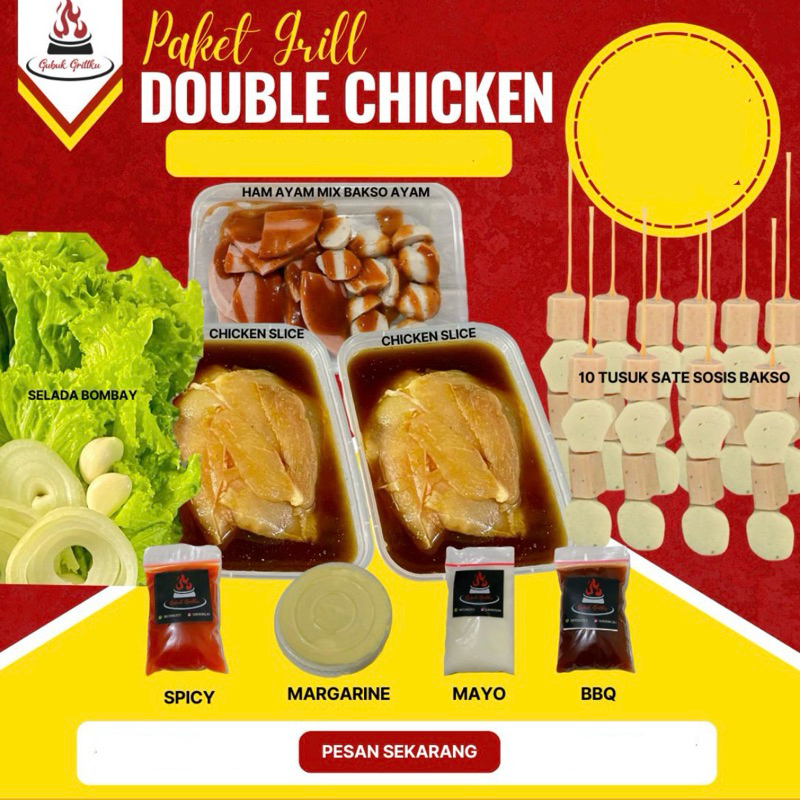 Jual PAKET DOUBLE CHICKEN (BBQ || PAKET GRILL) | Shopee Indonesia