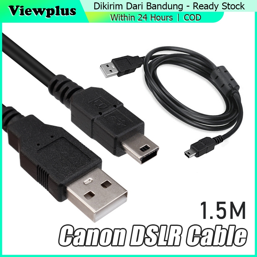 Jual Kabel Data Canon DSLR Kamera SLR EOS 1100D / 1200D / 1300D / 1500D ...