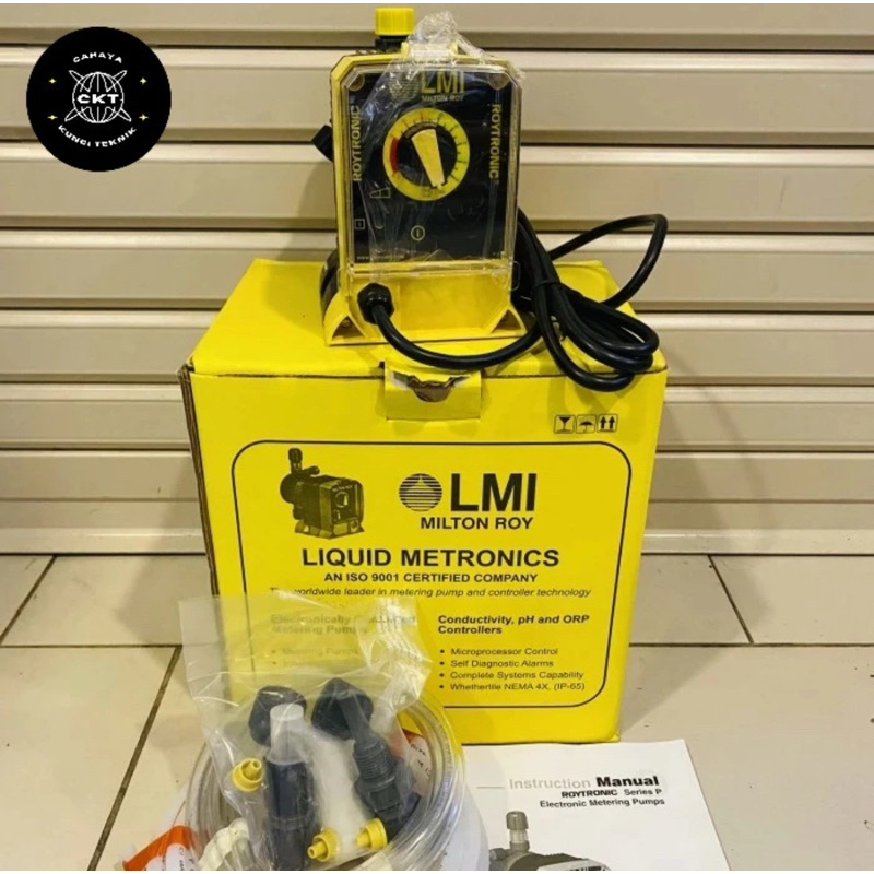 Jual Dosing Pump LMI Milton Roy P+043-718NI Metering Chemical Pump Ex USA | Shopee Indonesia
