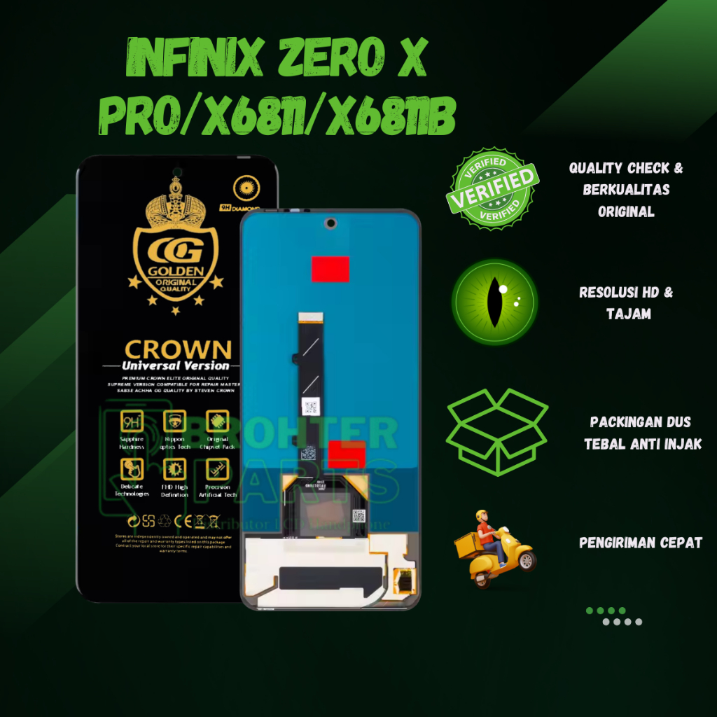 Jual LCD INFINIX ZERO X PRO / X6811 / X6811B TOUCHSCREEN FULLSET ...
