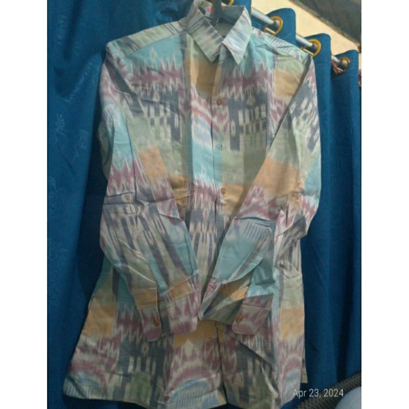 Jual KEMEJA BATIK SUTERA KHAS SULAWESI | Shopee Indonesia