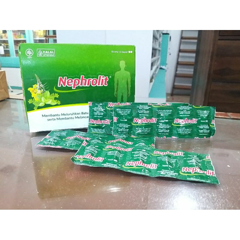 Jual NEPHROLIT 1 STRIP ISI 5 KAPSUL | neprolit | Shopee Indonesia