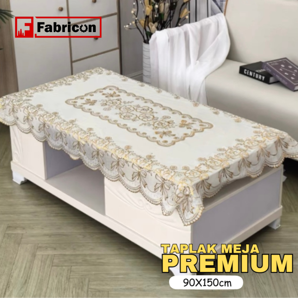 Jual Taplak Meja Ruang Tamu 90x150 cm Alas Tempat Makan PVC Motif Bunga ...