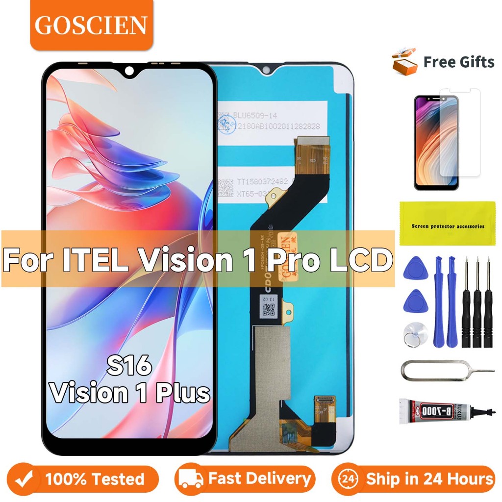 Jual Tools + Frame GOSCIEN LCD TOUCHSCREEN ITEL Vision 1 PRO L6502 ...