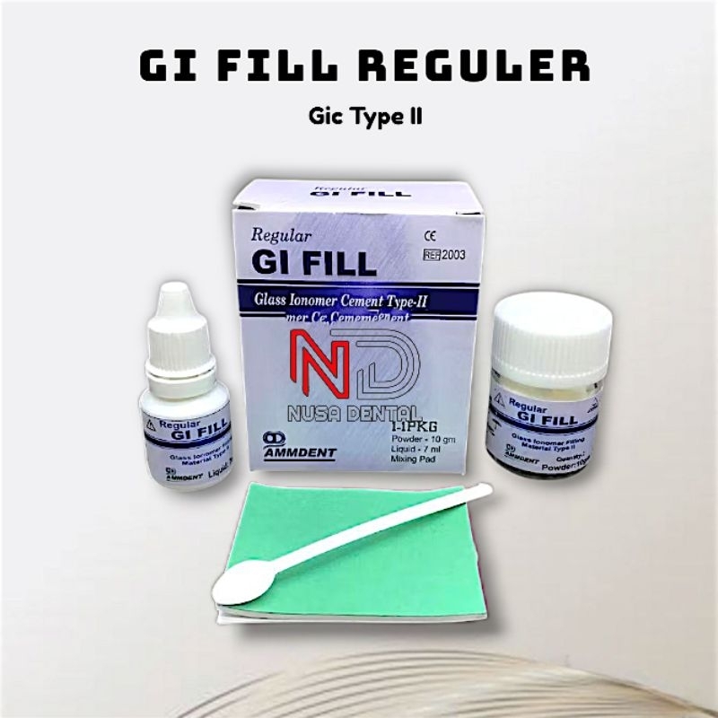 Jual GIC GLASS IONOMER CEMENT GI FILL SERUPA GIC FUJI 9 | Shopee Indonesia