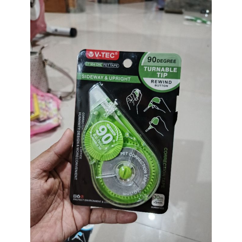 Jual Tipex Roll Tipe X Correction Tape Pita V-TECH Joyko Greebel Alat Tulis | Shopee Indonesia