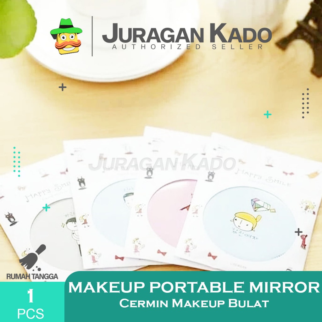 Jual Cermin Mini Bulat Makeup Kaca Cermin Rias Portabel Praktis ...