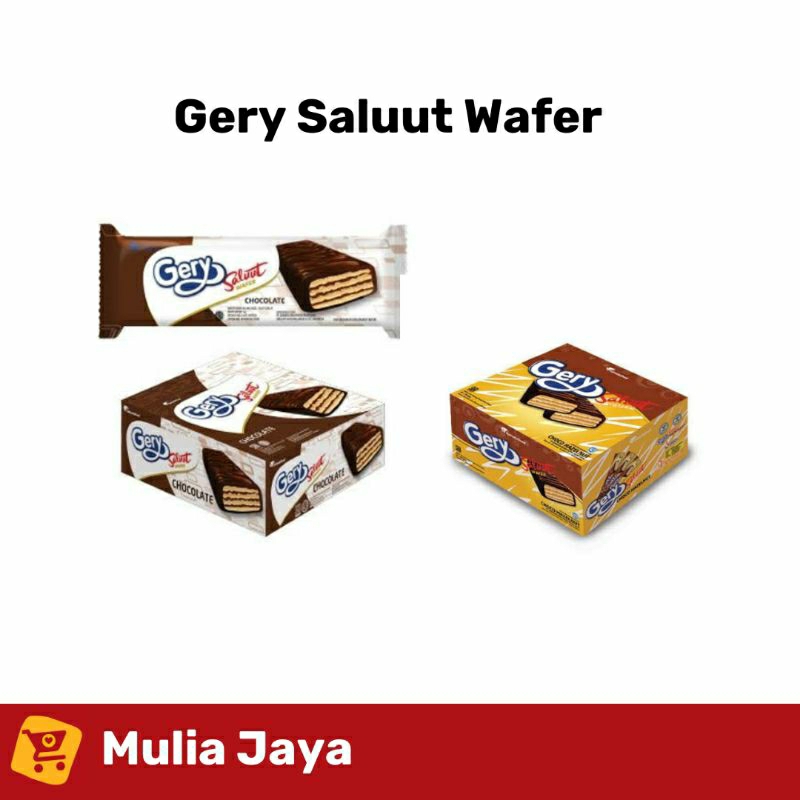 Jual Gery Saluut Wafer 6 gram (Choco Hazelnut/Chocolate) | Shopee Indonesia