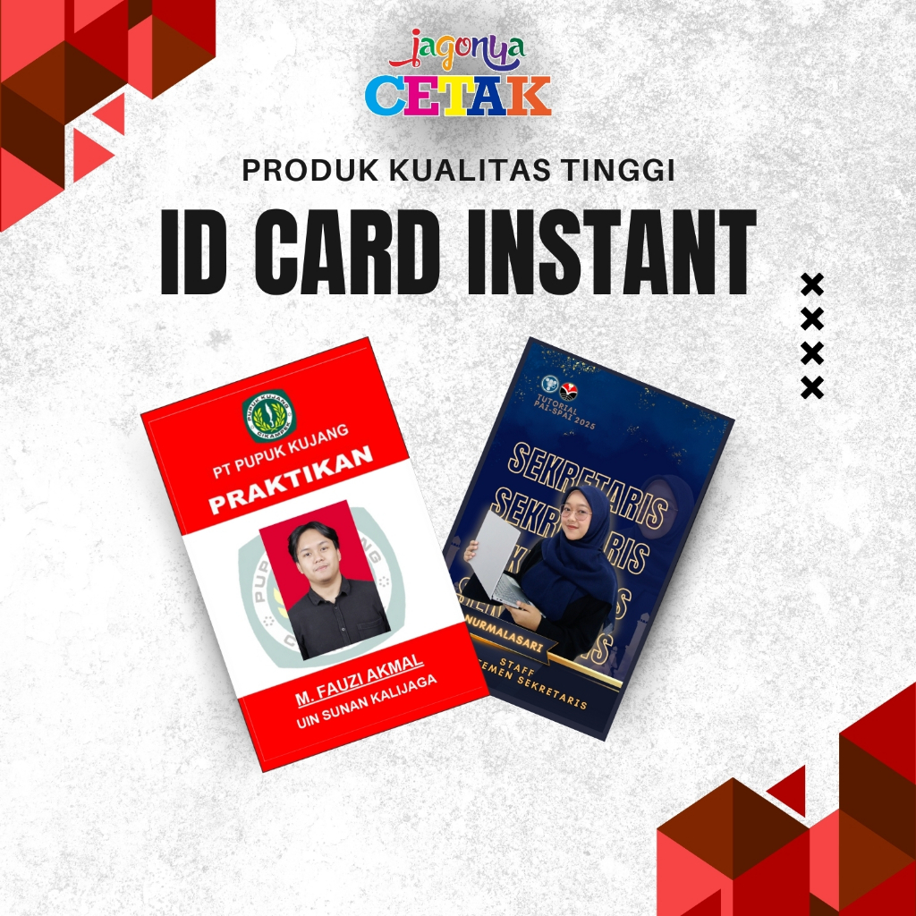 Jual ID CARD INSTANT PRINT UV [BISA SATUAN] | Shopee Indonesia