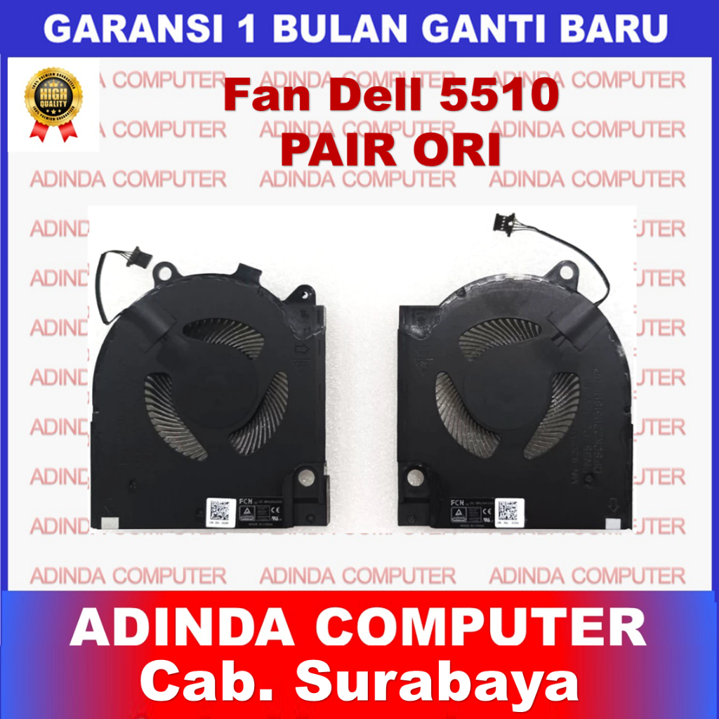 Jual Fan Dell G15 5510 G15 5511 G15 5515 RTX3050 RTX3060 CN-0203MH ...