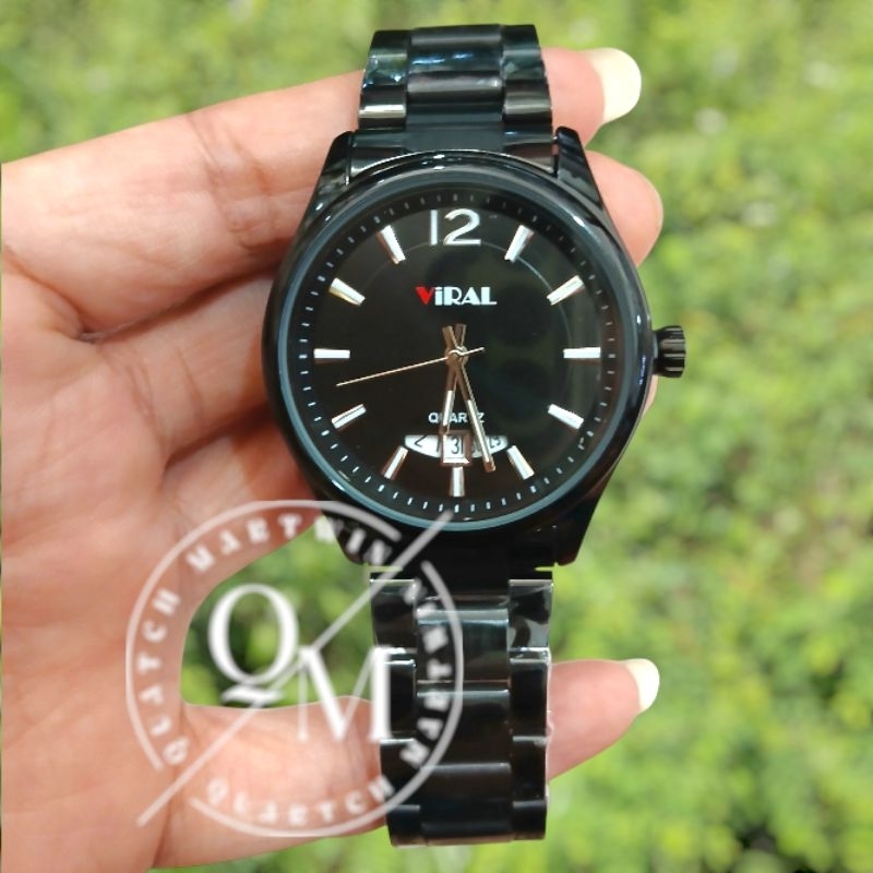 Jual JAM TANGAN VIRAL COWOK CEWEK COUPLE ANTI AIR FASHION TANGGAL AKTIF ...
