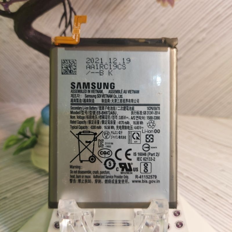 Jual BATERAI BATTERY BATRE SAMSUNG NOTE 10+ NOTE 10 PLUS SM-N975 ORIGINAL BEKAS COPOTAN EB ...