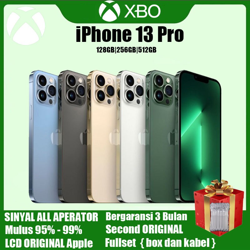 Jual 13 Pro 512GB/256GB/128GB Second BEKAS ORIGINAL 100% | MULUS NORMAL FULLSET Kondisi Perfect ...