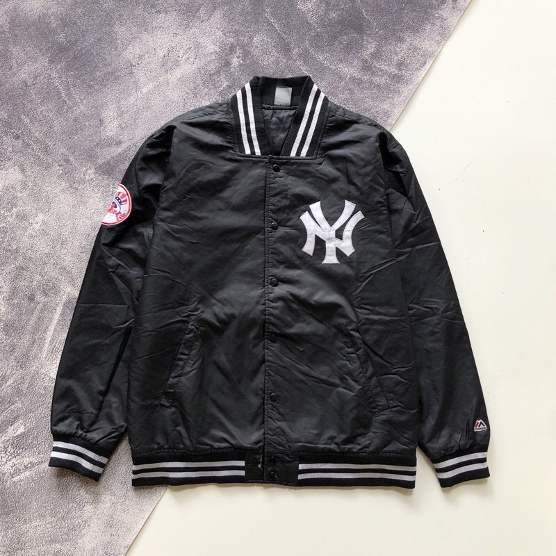 Jual VARSITY JACKET NY MAJESTIC | Shopee Indonesia