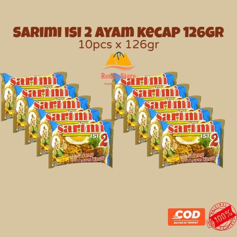Jual SARIMI isi 2 Mie Goreng Ayam (10pcs) Food Noodles | Shopee Indonesia