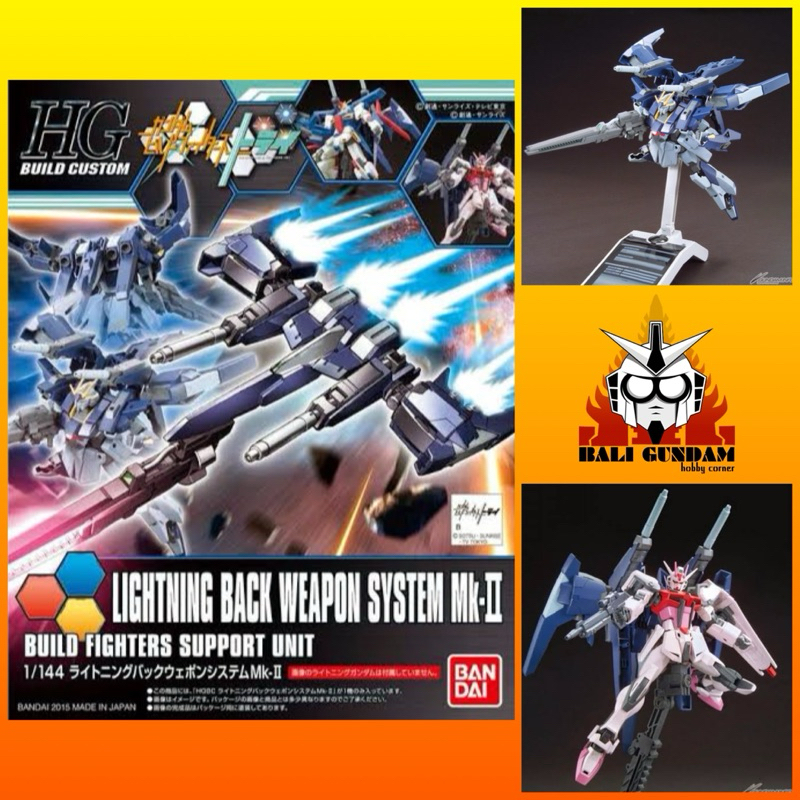 Jual HG 1/144 LIGHTNING BACK WEAPON SYSTEM MK II Bali Gundam Hobby Corner Bandai Original ...