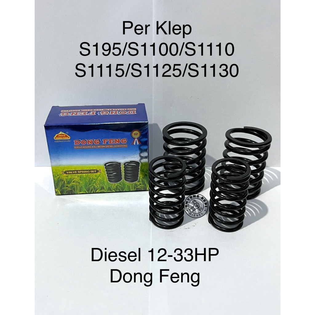Jual Valve Spring DongFeng S195 S1100 S1110 S1115 S1125 S1130 Set Per Klep Diesel 12 16 20 24 28 ...