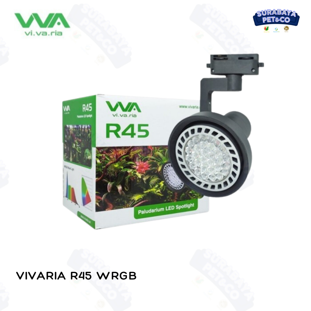Jual Vivaria R45 WRGB lampu paludarium 45W + fitting | Shopee Indonesia