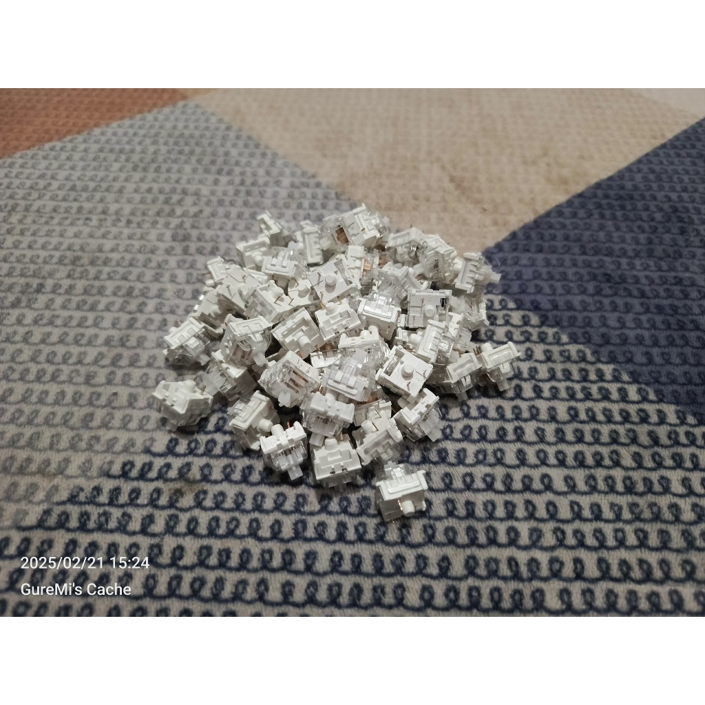 Jual JX Jade White Linear Switch xxgr 3 Pin Prelube 80 Pcs Keyboard ...