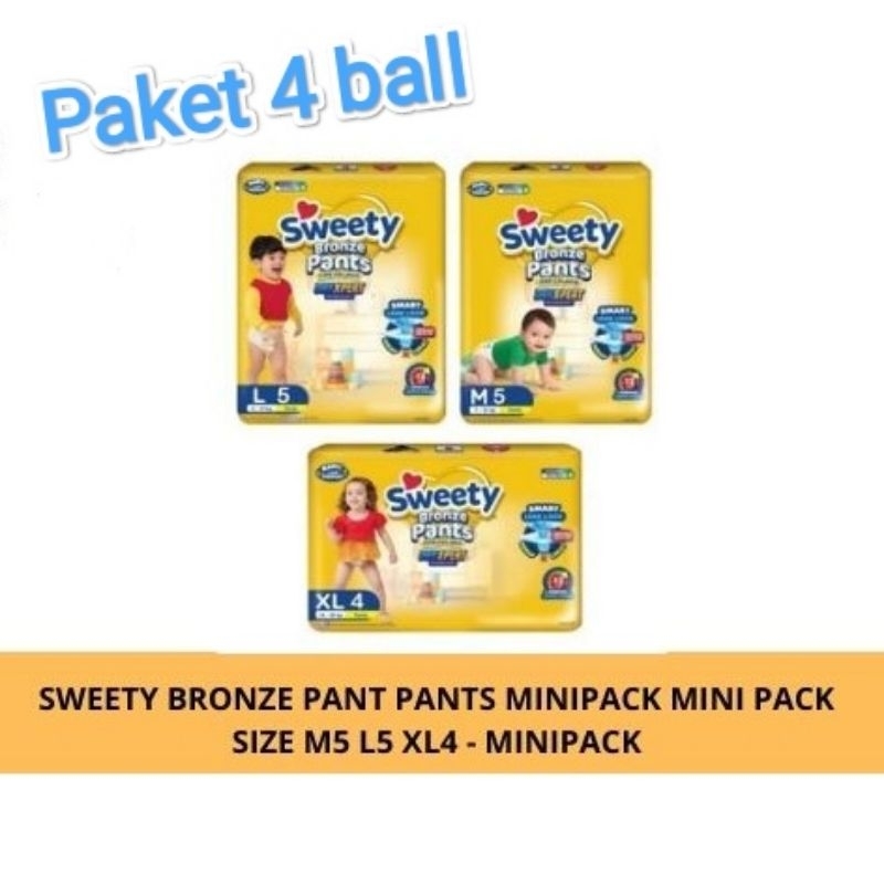 Jual Paket 4ball sweety bronze minipack M5/L5/XL4 -Sweety bronze mini ...