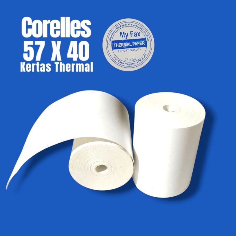 Jual Kertas thermal 58x40mm coreles paket 100 Roll ( 1 Dust ) | Shopee ...
