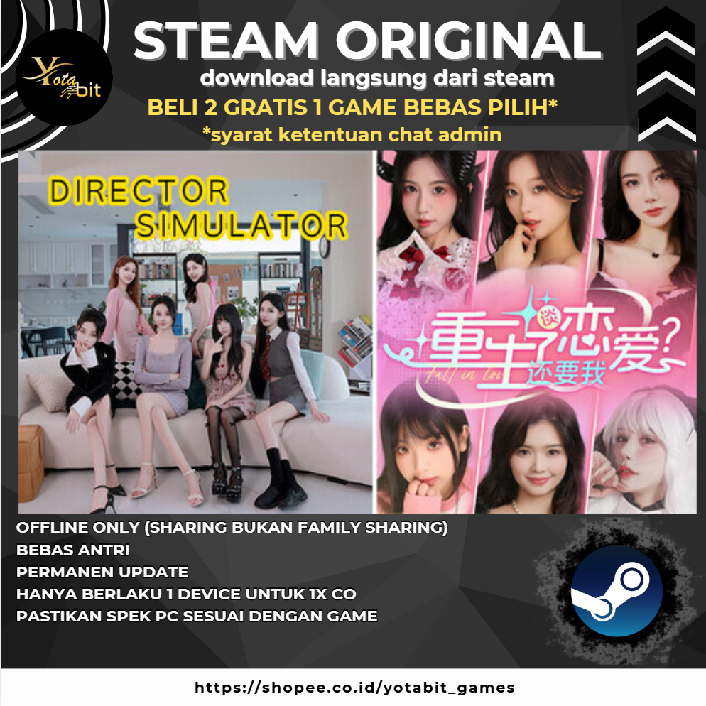 Jual Director Simulator Dating Game Mac + PC S T E A M Sharing Original ...