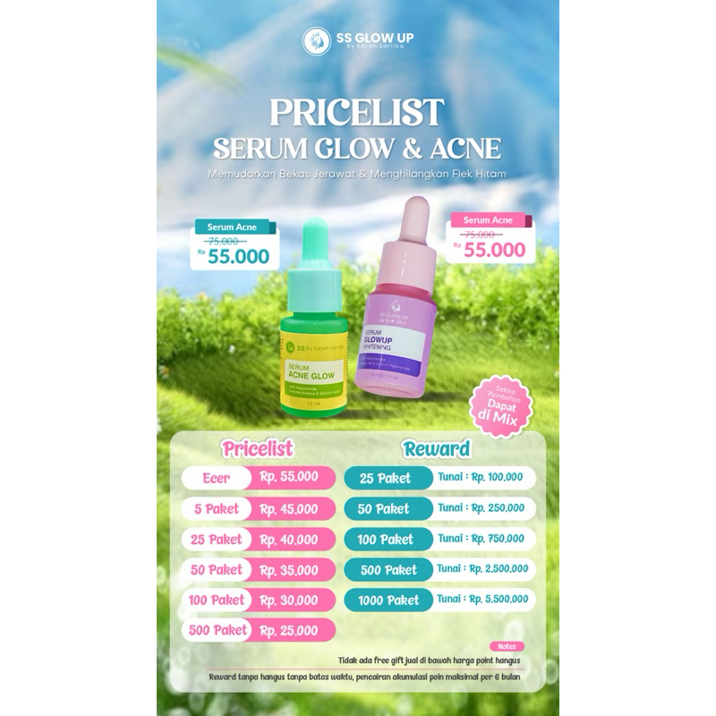 Jual Serum Ss Glow Up by Sarah Sartika | Shopee Indonesia