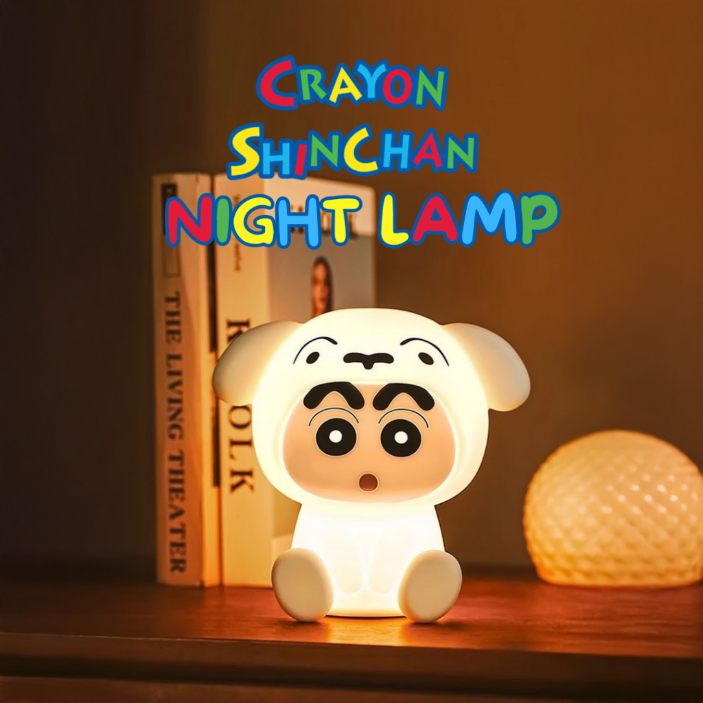 Jual Lampu Tidur LED Crayon Shinchan Silikon Lembut Touch Sensor ...