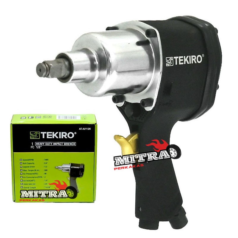 Jual TEKIRO Air Impact Wrench DR.1/2" Alat Buka Baut Angin | Shopee ...