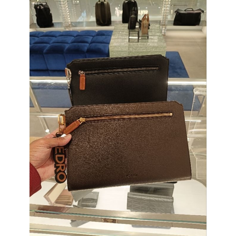 Jual Hand bag Clutch Pria PEDRO ORIGINAL #20047 | Shopee Indonesia