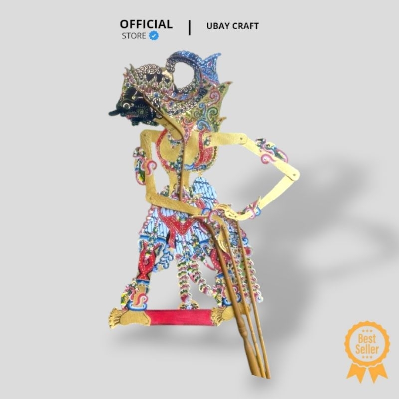 Jual WAYANG KULIT ASLI GATOTKACA EMAS ALUSAN GAGRAK KEBUMEN UKURAN ...