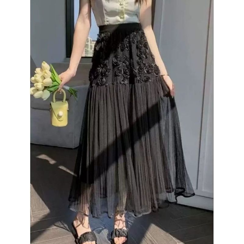 Jual Rok tutu kombinasi renda bunga import model terbaru | Shopee Indonesia