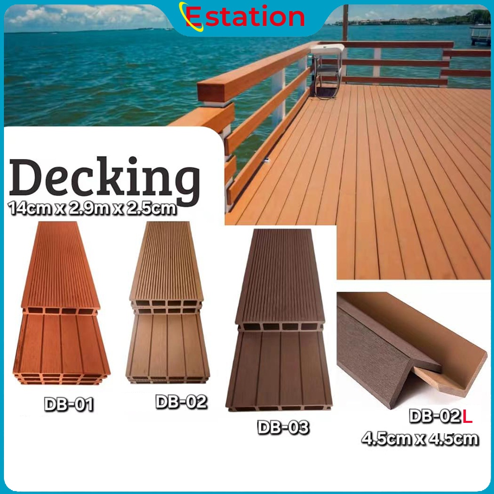 Jual Lantai WPC Decking Outdoor 14 CM x 290 CM x 2,5 CM / WPC FLOORING ...