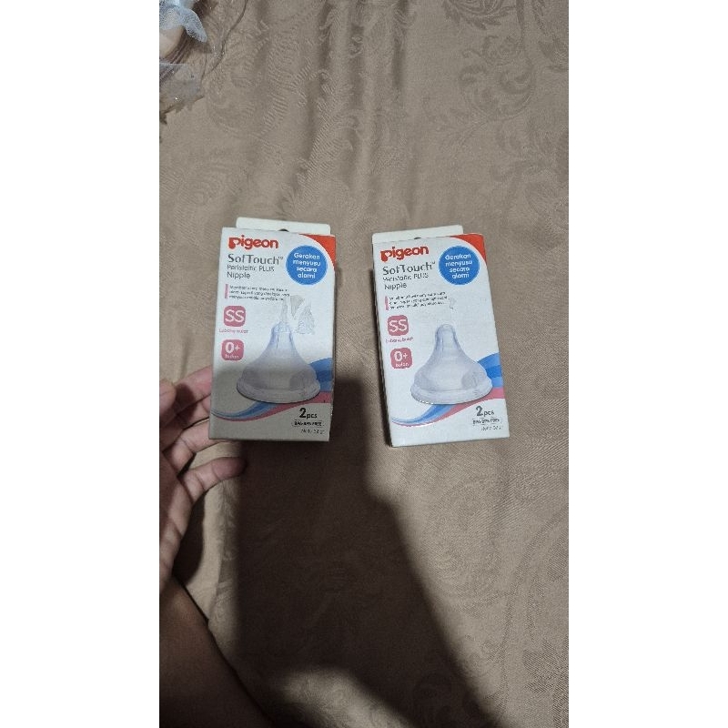 Jual dot pigeon wide neck softouch peristaltic plus nipple ss 2 pc original | Shopee Indonesia
