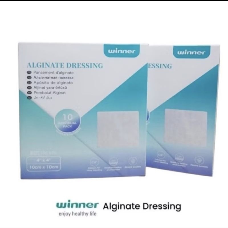 Jual Winner Calcium Alginate Wound Dressing / Penyerap Luka Basah ...