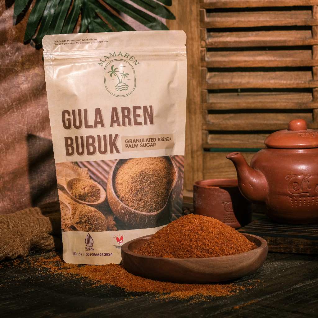 Jual GULA AREN BUBUK PREMIUM 500GR GRANULATED PALM SUGAR | Shopee Indonesia