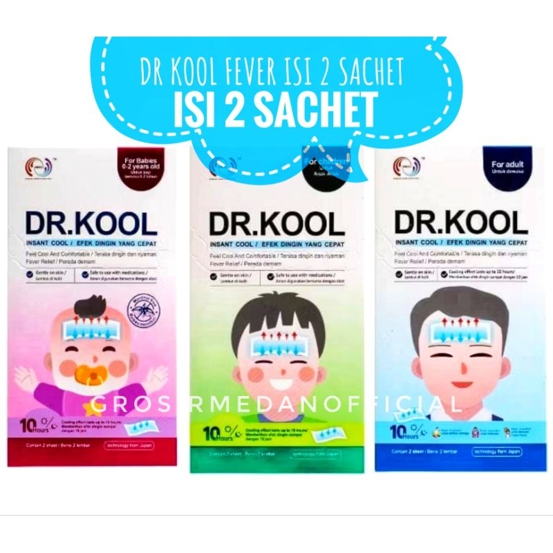Jual DR KOOL FEVER INSTANT ISI 2 SACHET - PLESTER KOMPRES MEREDAKAN ...