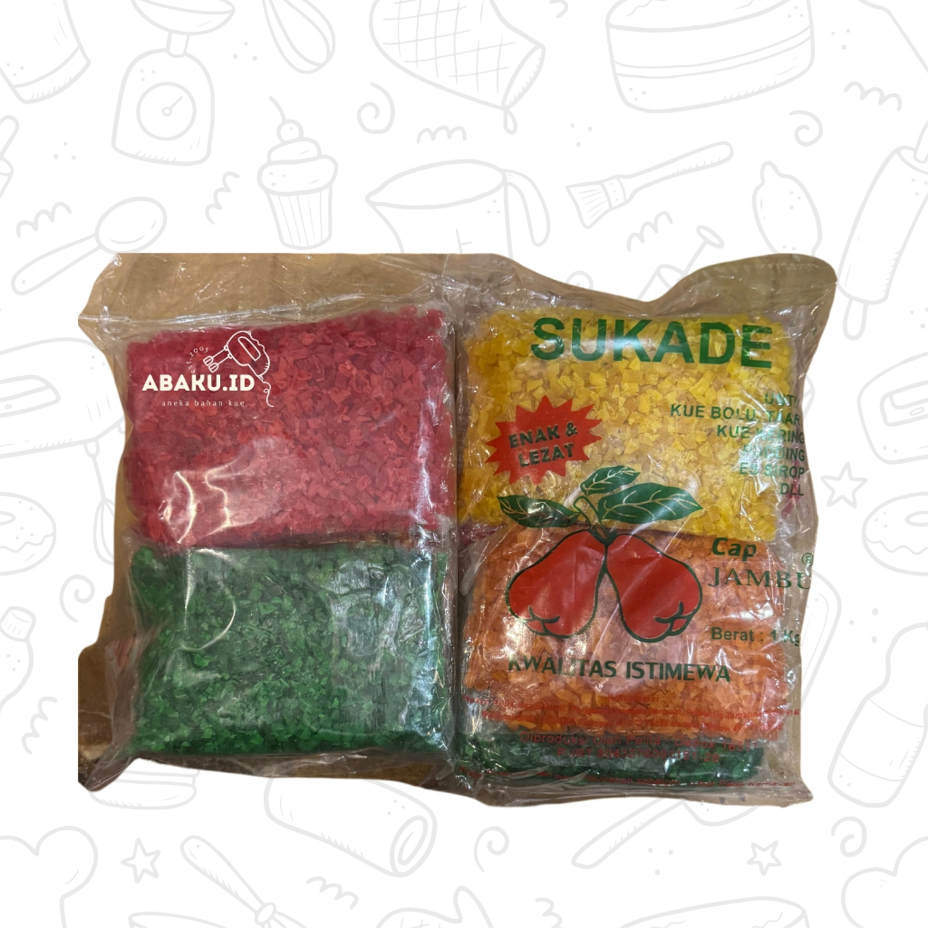 Jual SUKADE CAP JAMBU WARNA WARNI 100 / 250 GR | Shopee Indonesia