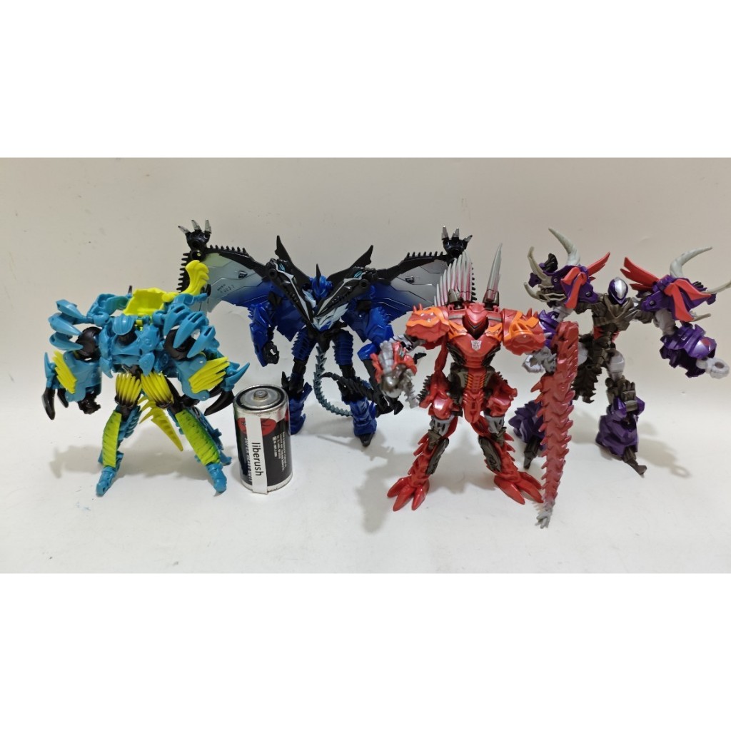 Jual Set tomy transformers age of extinction scorn slash slug strafe ...