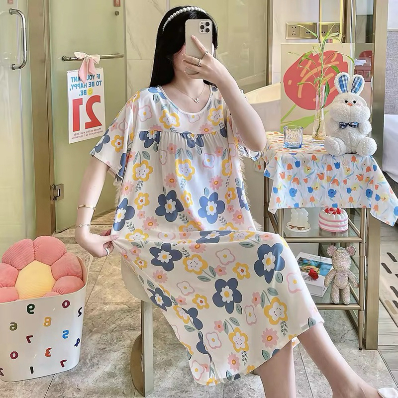 Jual Daster Dress JUMBO Model Korea Bahan Spandek | Shopee Indonesia