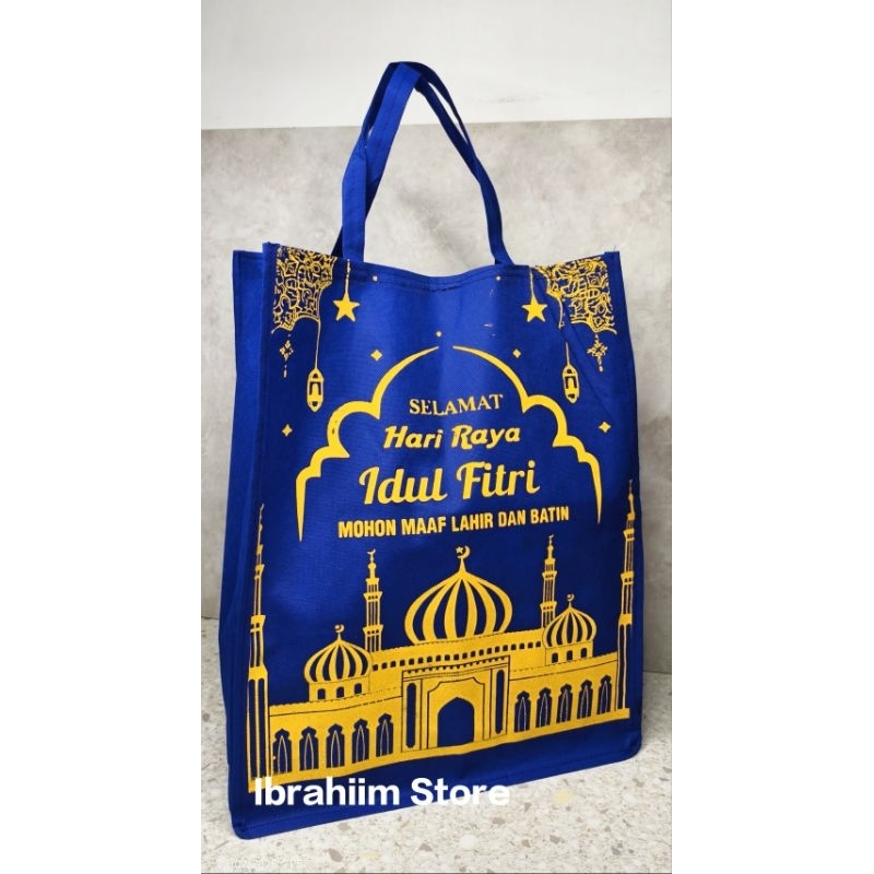Jual (ISI 12PCS / JUMBO) GOODIE BAG LEBARAN JUMBO TAS PARSEL LEBARAN ...