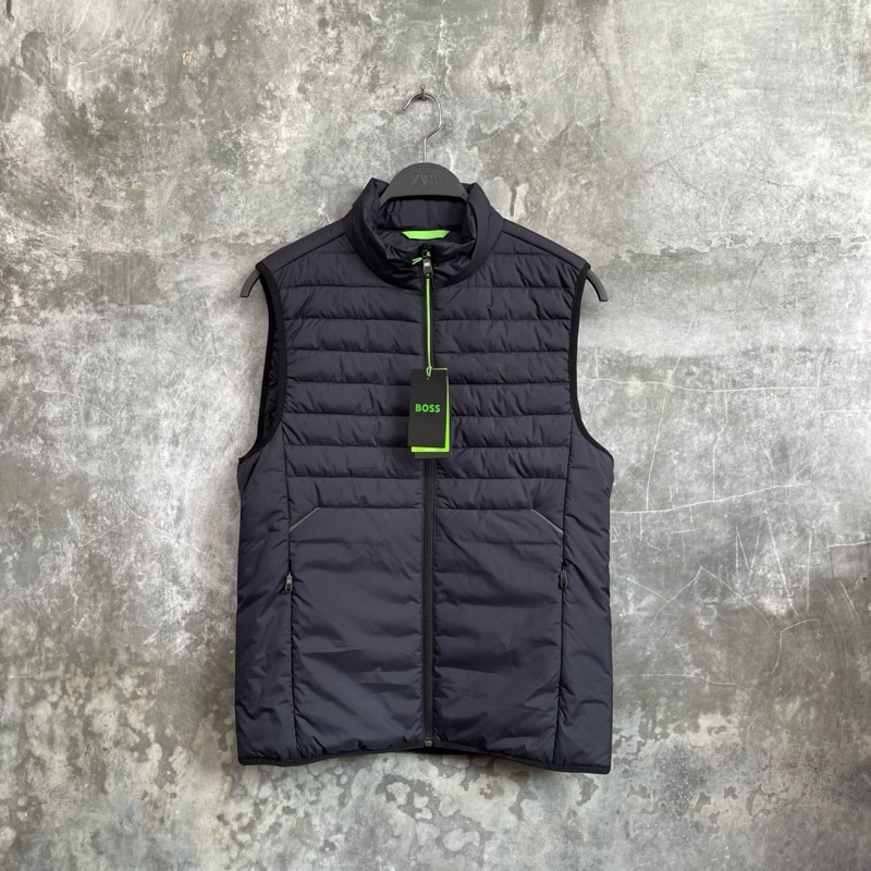 Jual Hugo Boss Thor 2 Gillet Vest blue Original | Shopee Indonesia