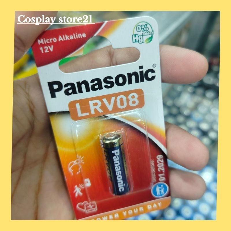 Jual Baterai PANASONIC LRV08 micro alkaline 12V | Shopee Indonesia