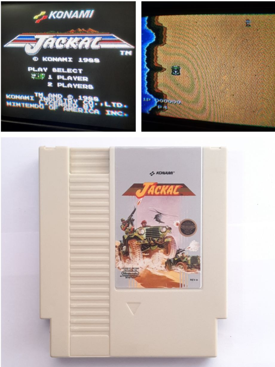 Jual Kaset Nintendo 8 Bit 72 Pin Jackal Utk NES Asian Version Spica ...