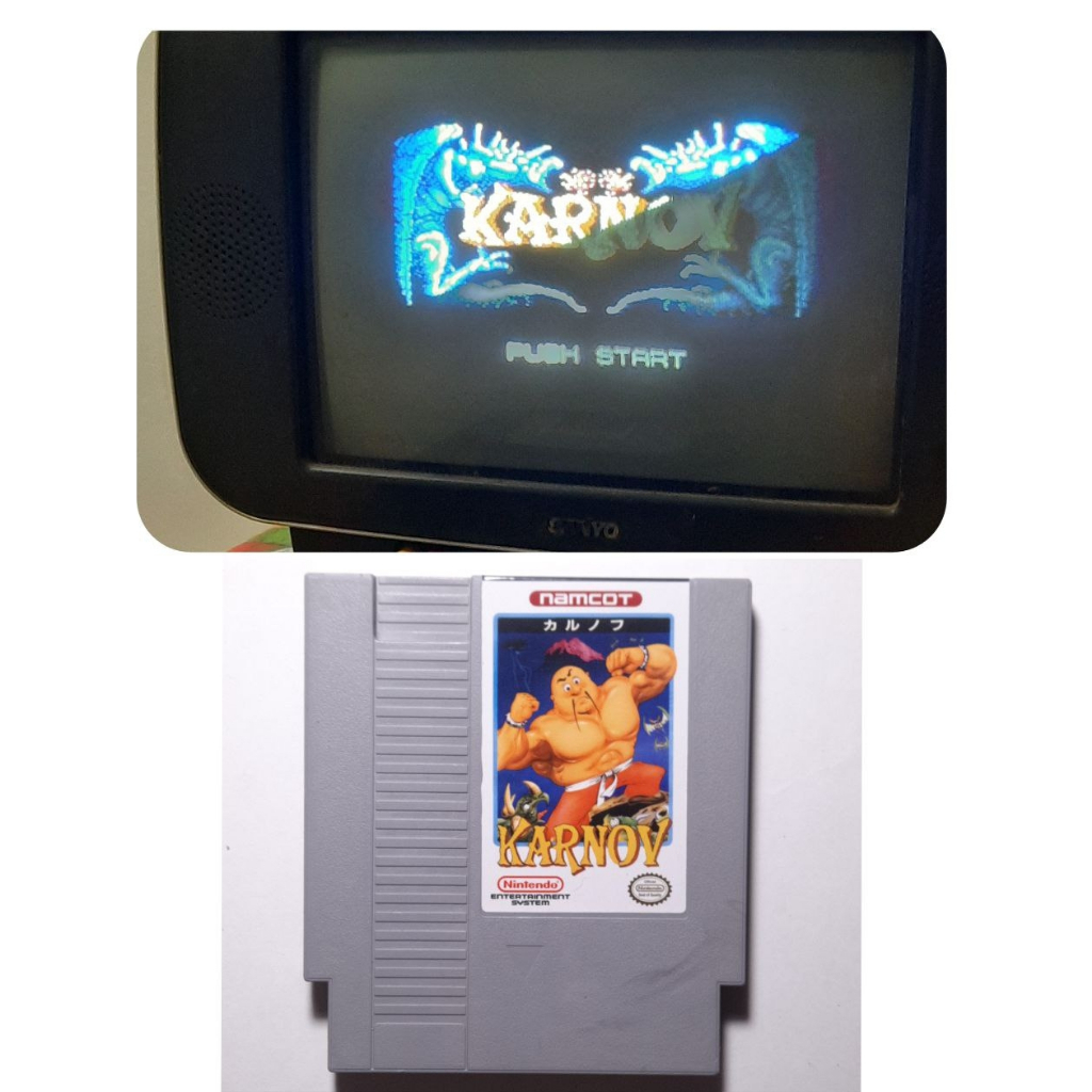 Jual Kaset Nintendo 8 Bit 72 Pin Karnov Utk NES Asian Version Spica ...