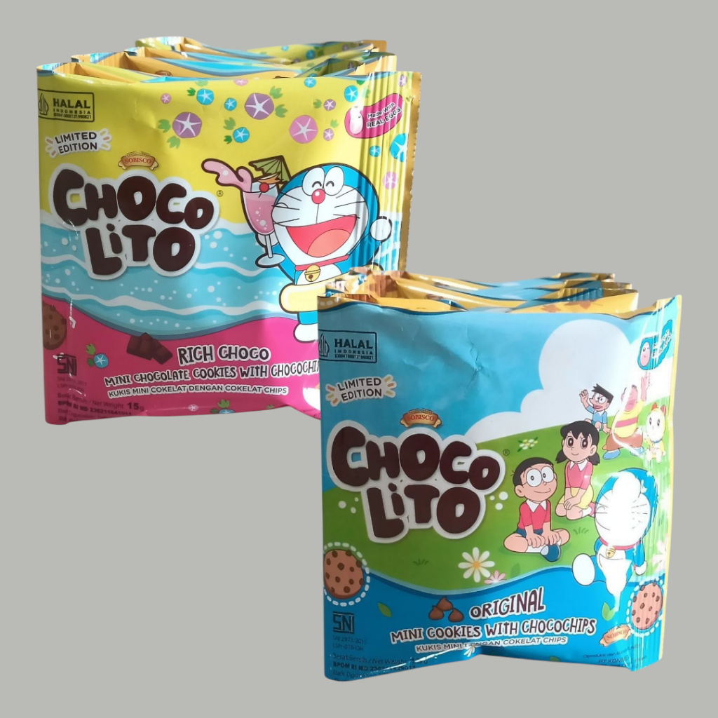 Jual Choco Mania CHOCOLITO Rich Choco & Original Biscuit Cookies 15gr ...
